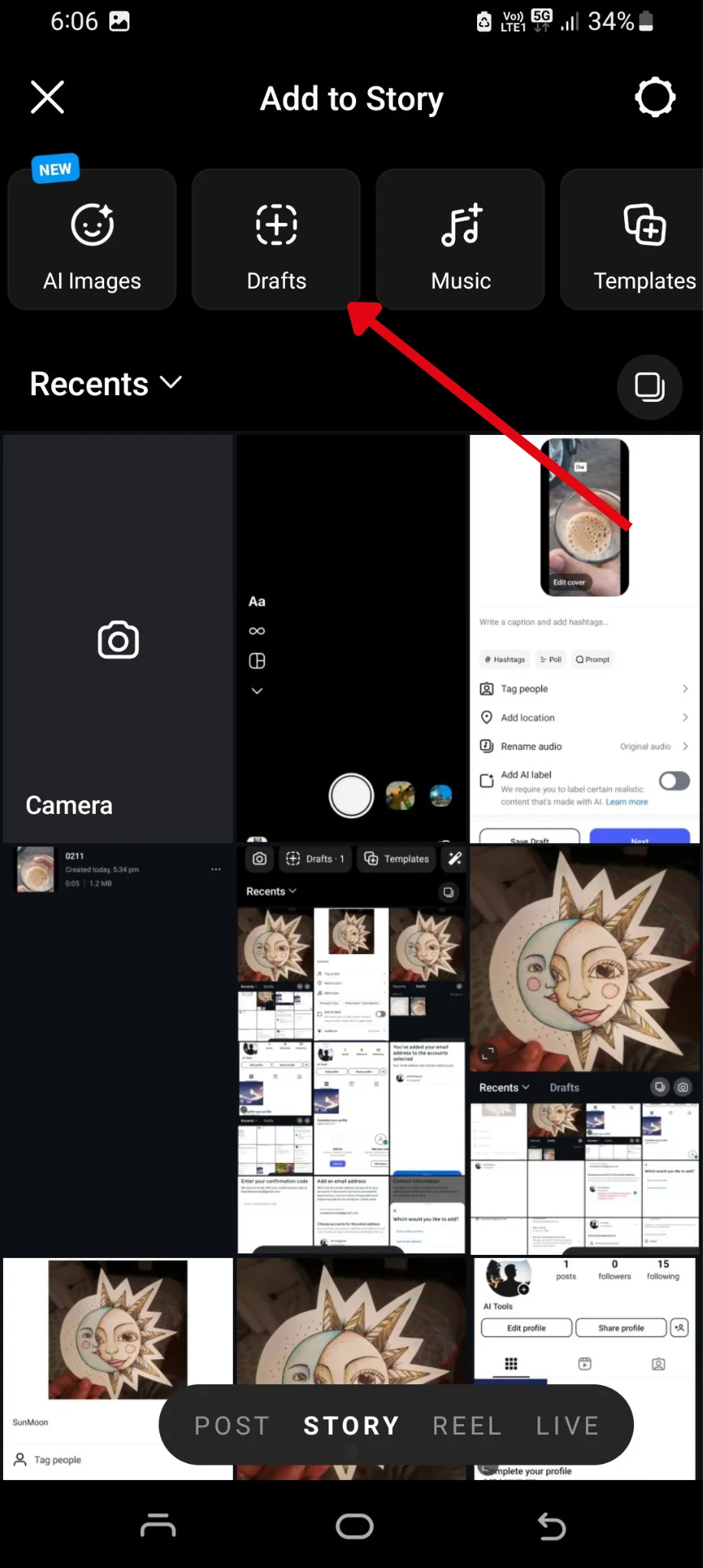 How to Find Drafts on Instagram: Step-by-Step